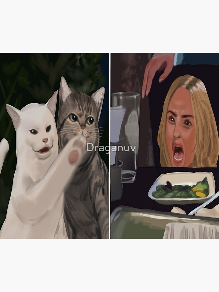 "Reverse Smudge the Cat meme" Poster for Sale by Draganuv | Redbubble