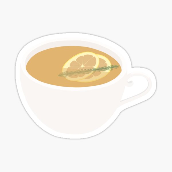 "an lemon tea" Sticker for Sale by brachioss | Redbubble
