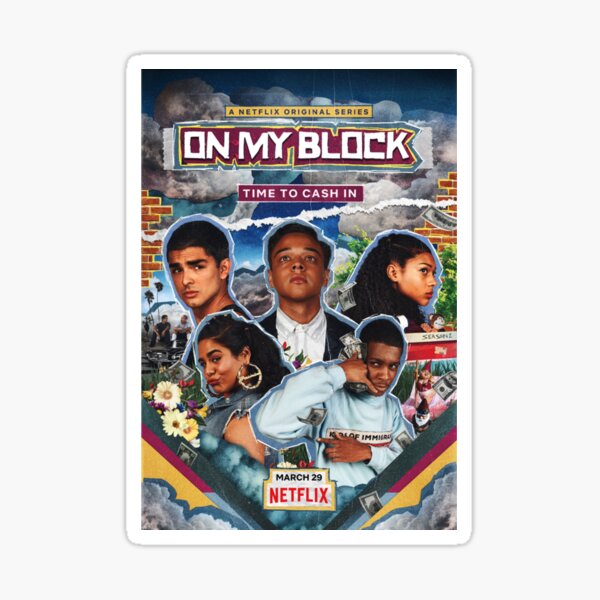 "On My Block" Sticker for Sale by yheeryoungs | Redbubble