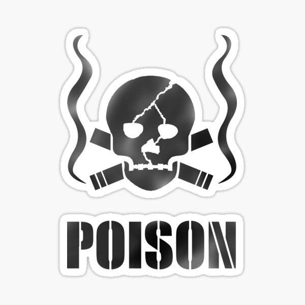 "Poison" Sticker for Sale by beerman70 | Redbubble