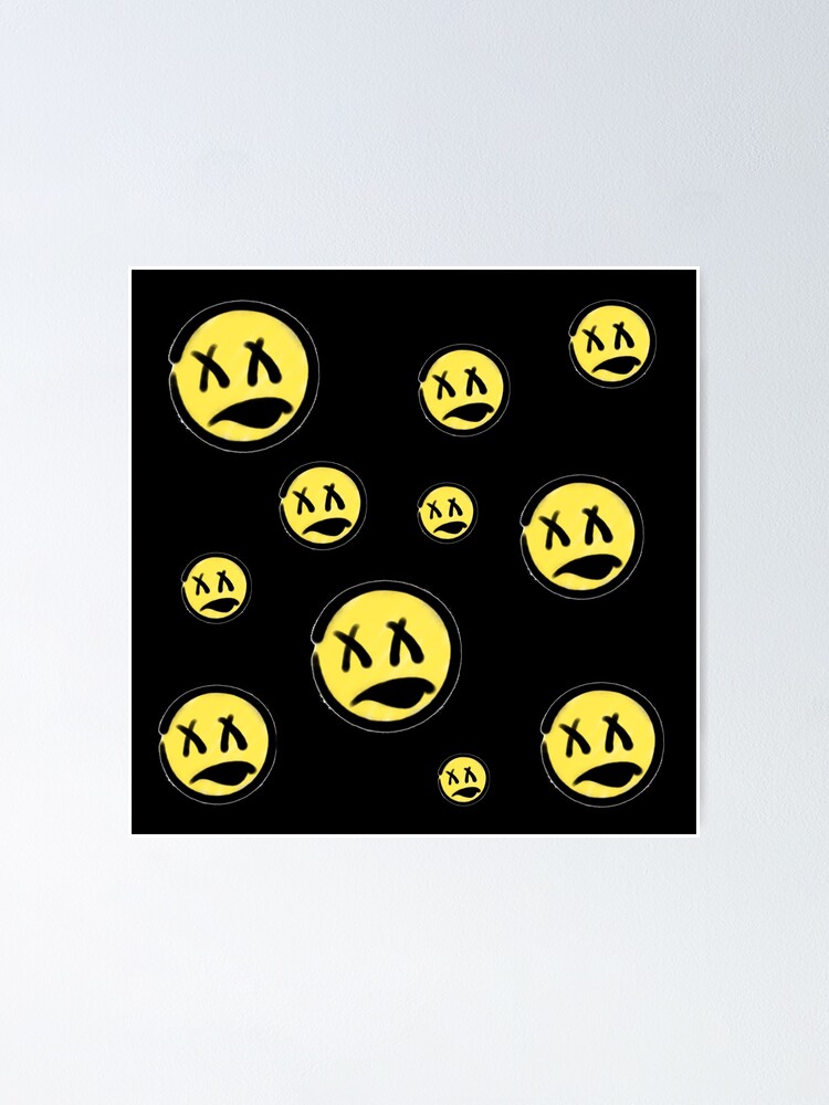 "Death Smiley Face Retro Vintage Design" Poster for Sale by D-Shirt ...