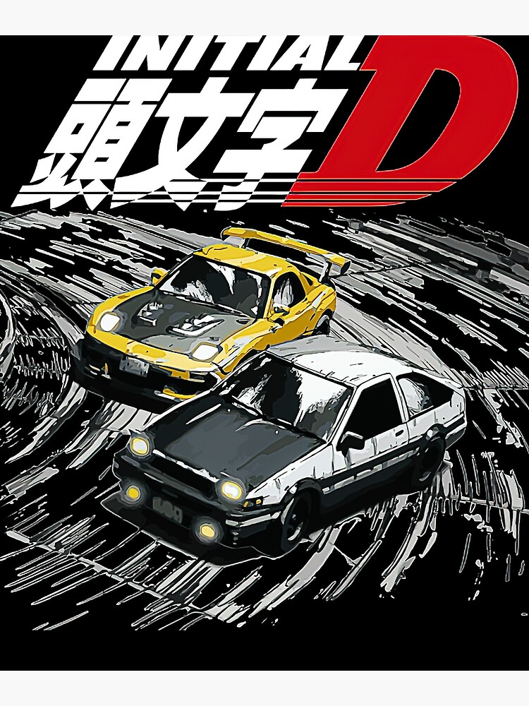 "Initial D" Poster by Initialdd307 | Redbubble