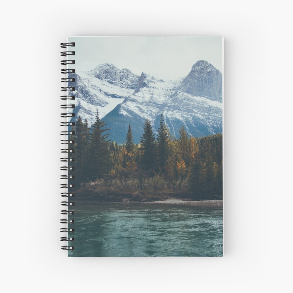 "mountain river" Spiral Notebook by bellehibou | Redbubble