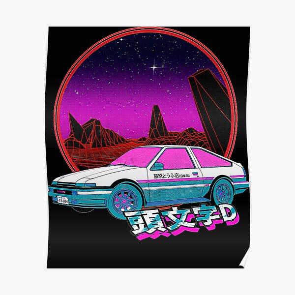 "Initial D" Poster by Initialdd307 | Redbubble