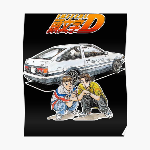 "Initial D" Poster for Sale by Initialdd307 | Redbubble
