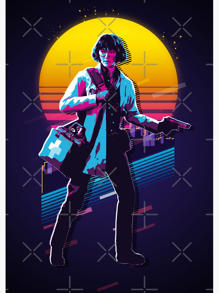 "B4B - Doc *80s retro*" Sticker for Sale by MyRetroArt | Redbubble