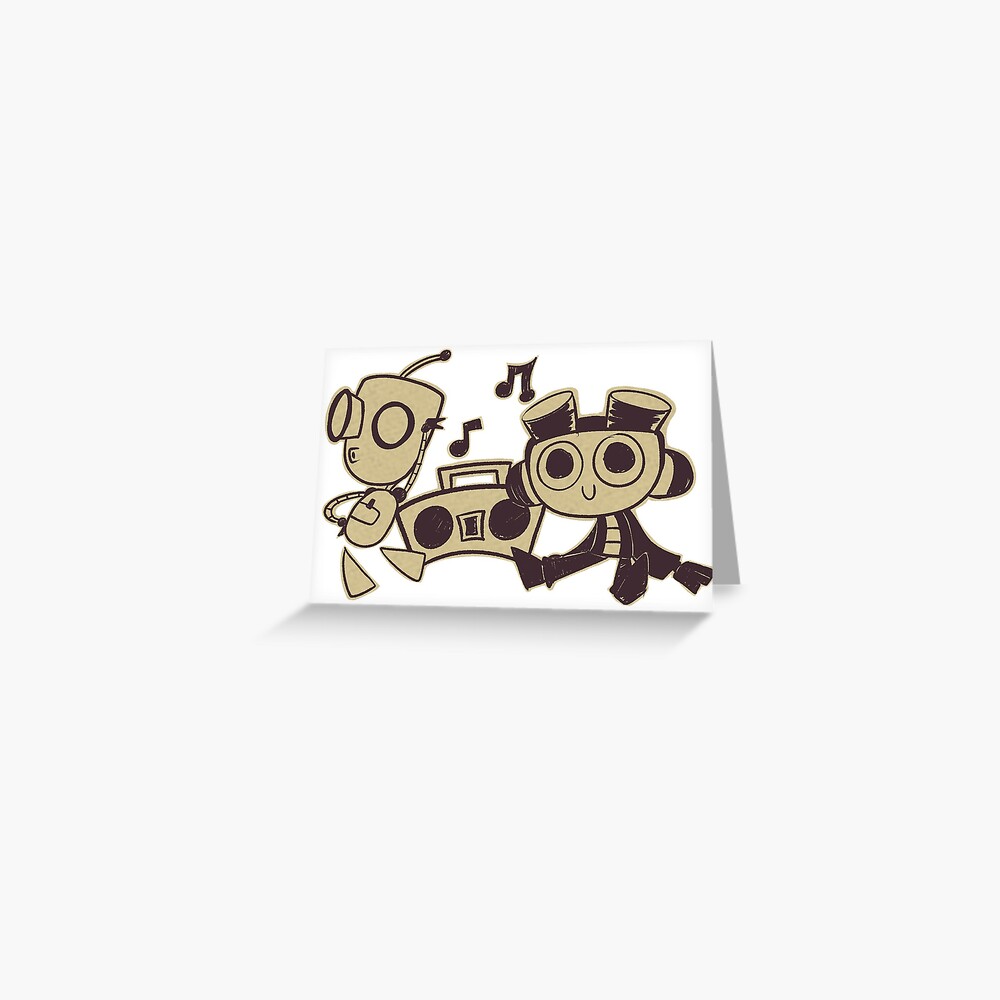 "Psychonauts Doodle Raz and Doodle Gir Invader Zim" Sticker for Sale by ...
