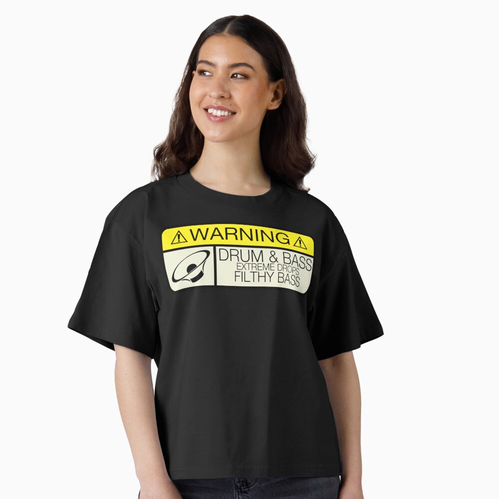 "Drum & Bass Warning" Sticker for Sale by TigerStriped | Redbubble