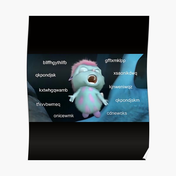 "Bibble Singing Opera Meme " Poster for Sale by HEYU-CA | Redbubble