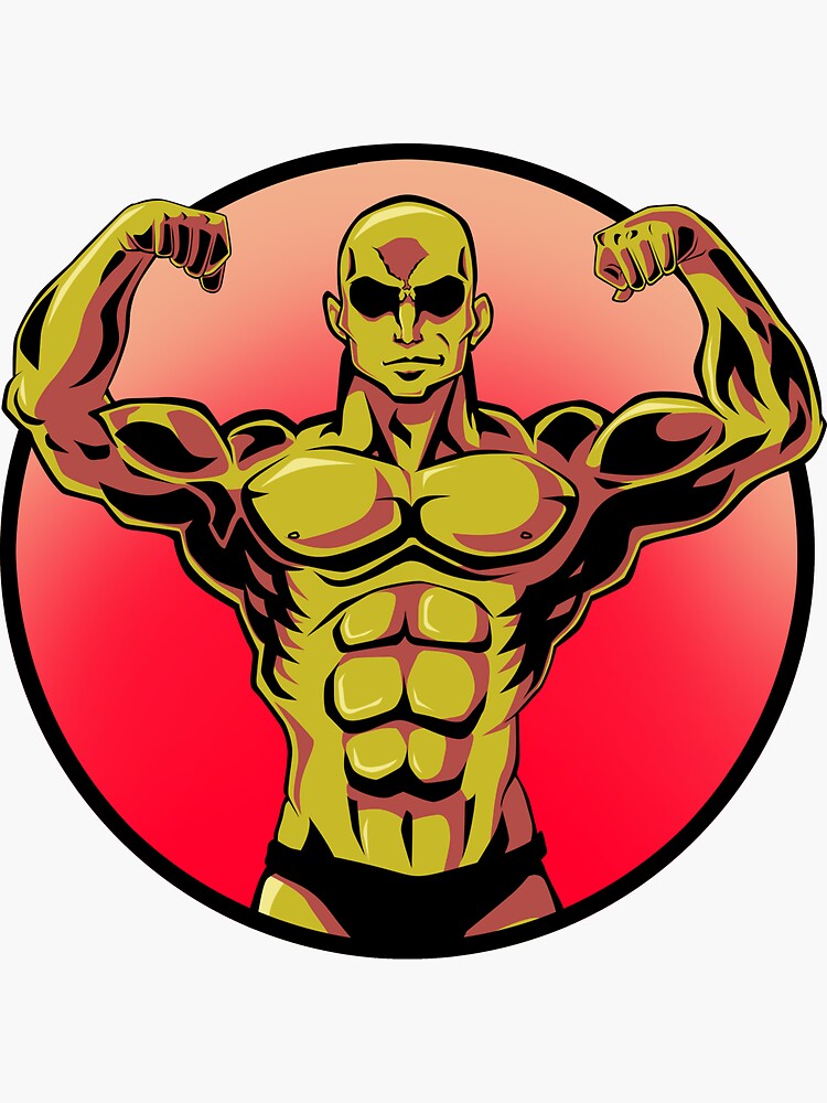 "Strongman" Sticker by Eugen10101 | Redbubble