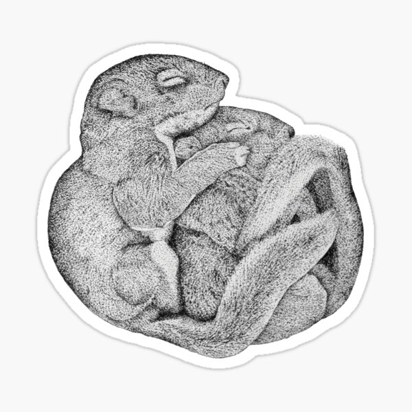 "Spooning" Sticker for Sale by Dot-By-Dot | Redbubble
