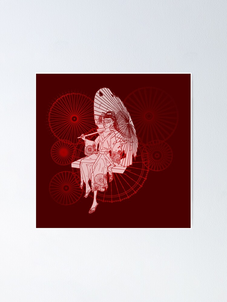 "Karakasa" Poster by haltijakapala | Redbubble