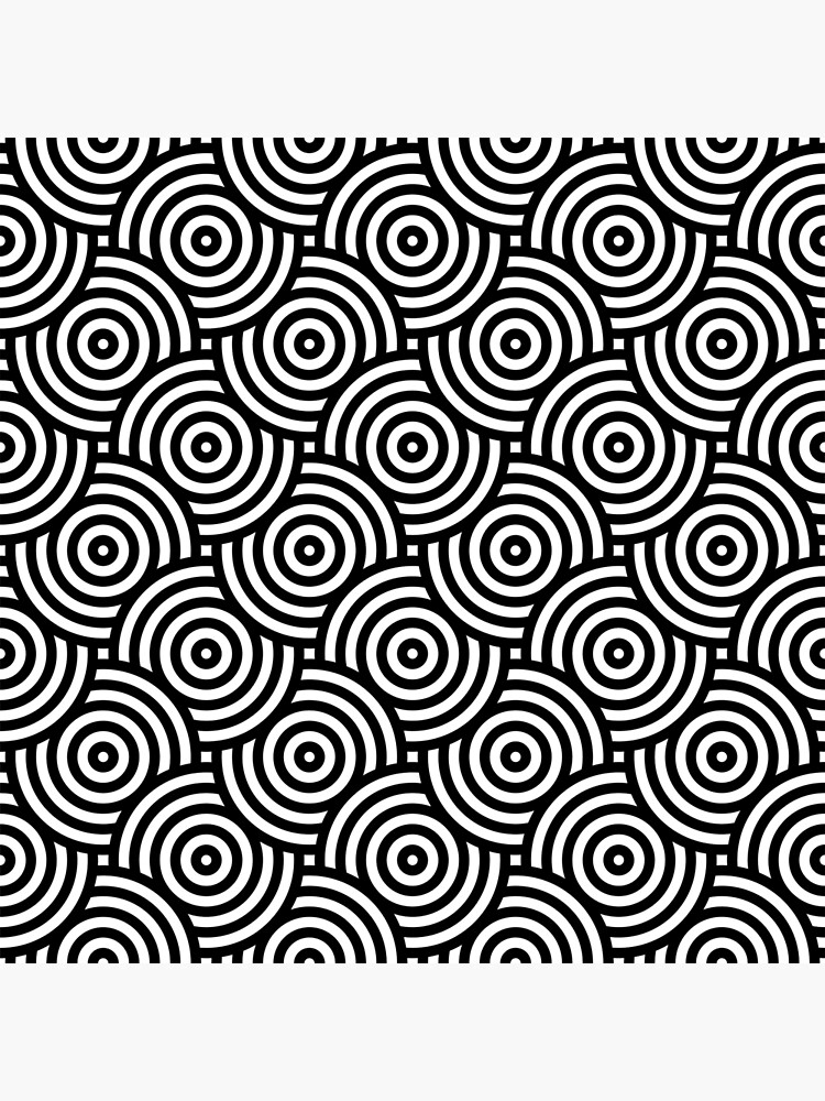 "Seamless Mod Circles" Poster for Sale by Texterns | Redbubble