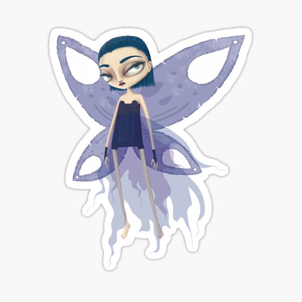 "Pastel goth fairy" Sticker for Sale by agrapedesign | Redbubble