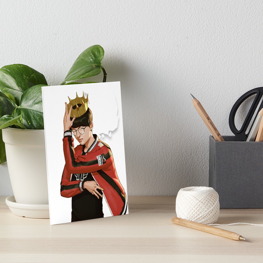 "Faker Crown" Art Board Print for Sale by BeachHouseArt | Redbubble