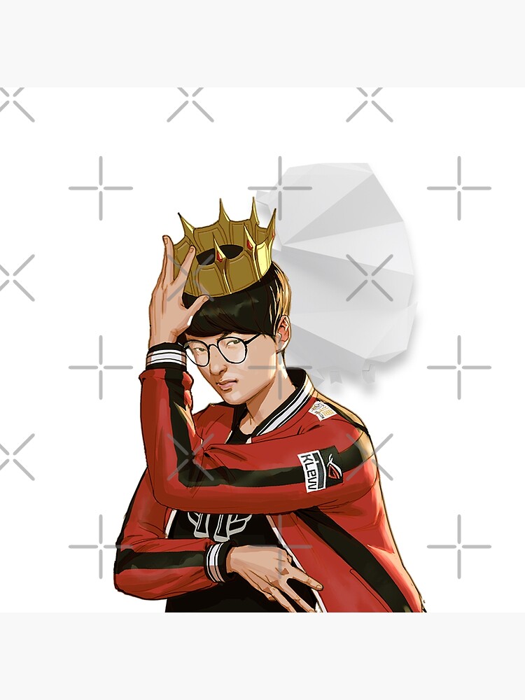 "Faker Crown" Throw Pillow for Sale by BeachHouseArt | Redbubble