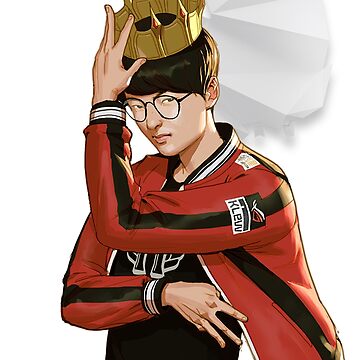 "Faker Crown" Sticker for Sale by BeachHouseArt | Redbubble