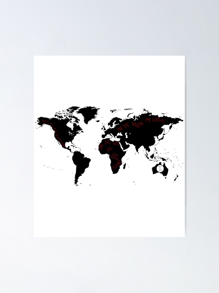 "TFB Maps " Poster by BorderLes | Redbubble