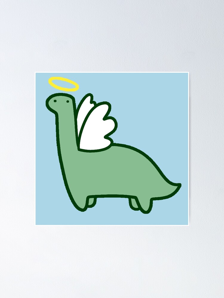 "Angel Dinosaur" Poster by SaradaBoru | Redbubble