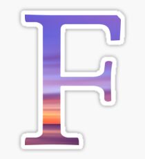 Letter F: Stickers | Redbubble
