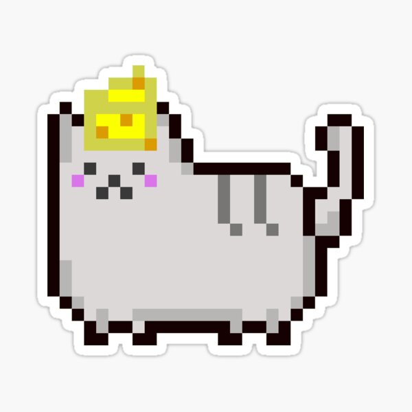 "cat with cheese" Sticker by notEveAeris | Redbubble