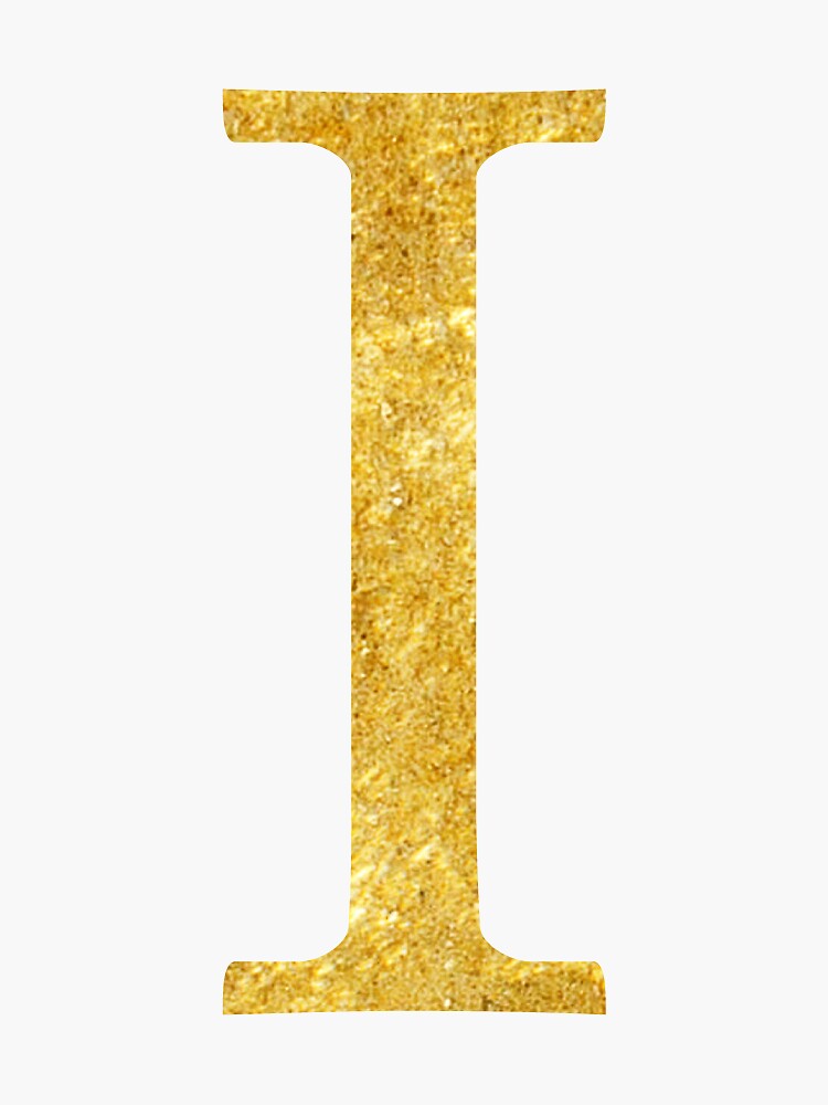 "Letter I" Sticker for Sale by coasthouse | Redbubble