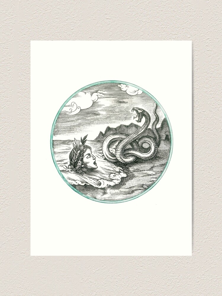 "The Singing Head of Orpheus by Jose Gabriel Alegría Sabogal" Art Print ...