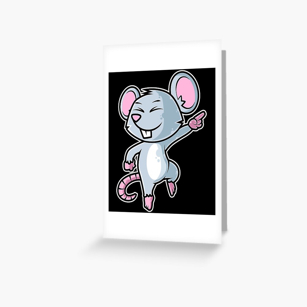 "Mouse Dancer - Dance for kids Kawaii Neko Anime design" Greeting Card ...