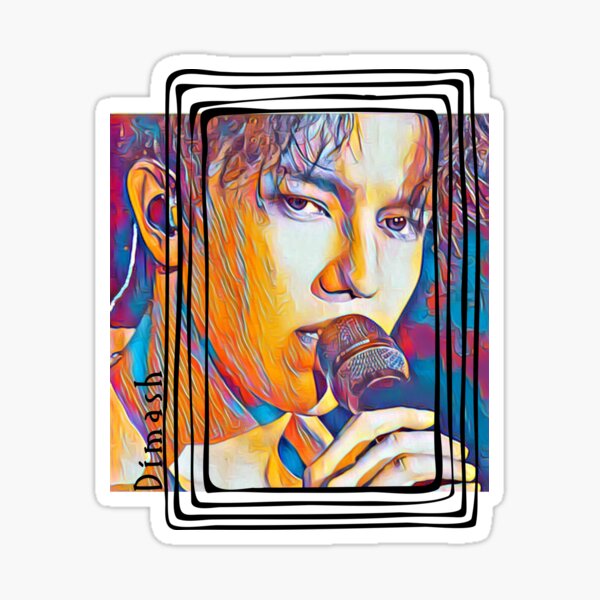"Dimash Kudaibergen Best Singer in the World" Sticker for Sale by ...