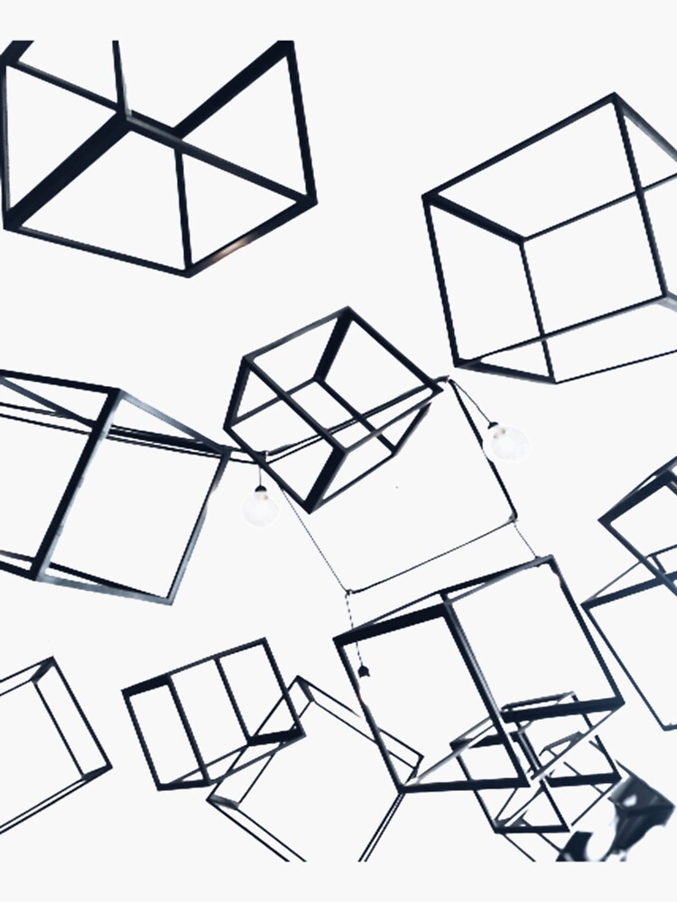 "Black Box Pattern Light doodle" Sticker for Sale by Jeremypoppy ...