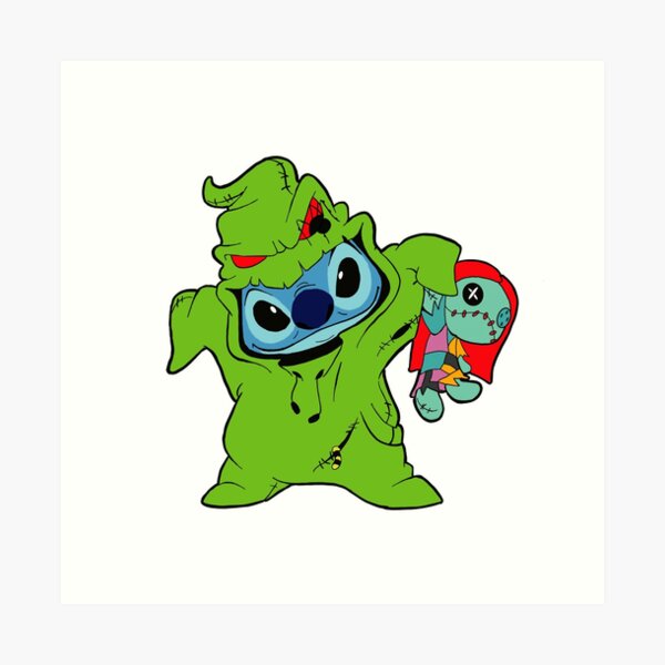 "Stitch Oogie boogie" Art Print for Sale by rrharris98 | Redbubble
