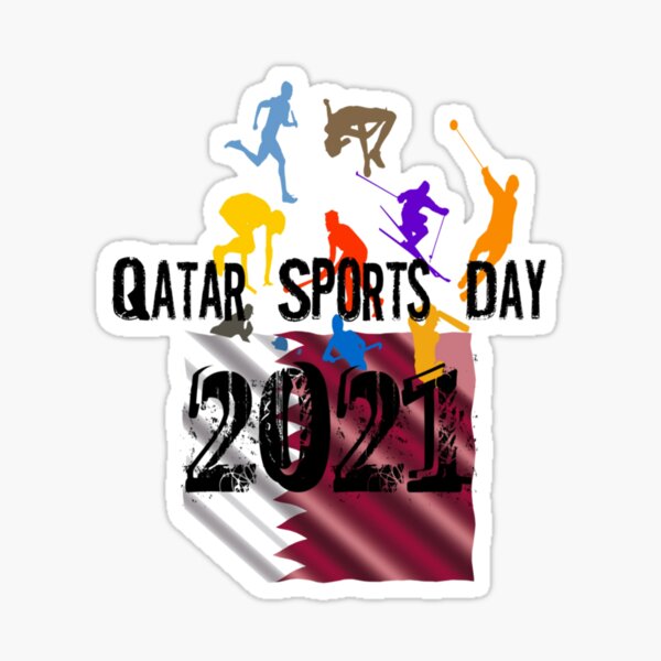"Qatar Sports Day " Sticker for Sale by skywalkersafa | Redbubble