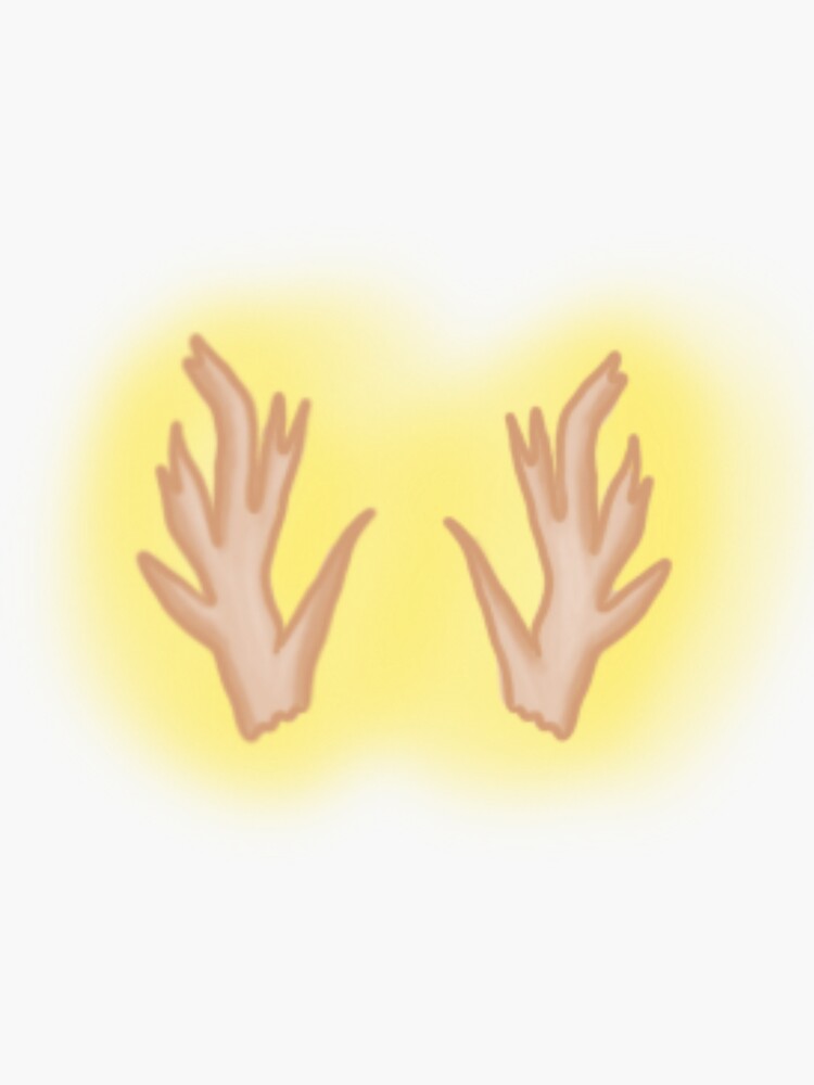 "Terresan Stag Horns" Sticker for Sale by ClassCalligraph | Redbubble