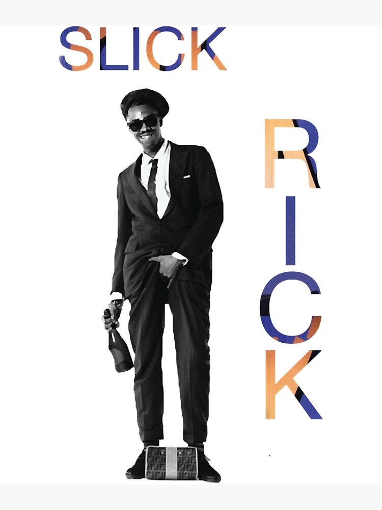 "A Rapper Record Producer Slick Rick " Poster for Sale by ...