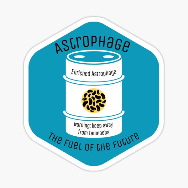 "Astrophage" Sticker for Sale by BeaserHive | Redbubble