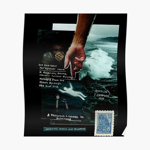 "Riptide " Poster by fabricsbythesea | Redbubble