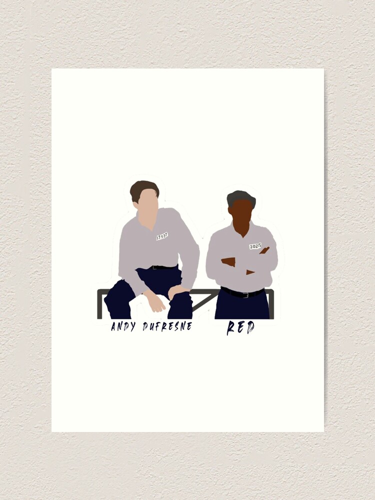 "andy and red , The Shawshank Redemption sticker " Art Print by ...