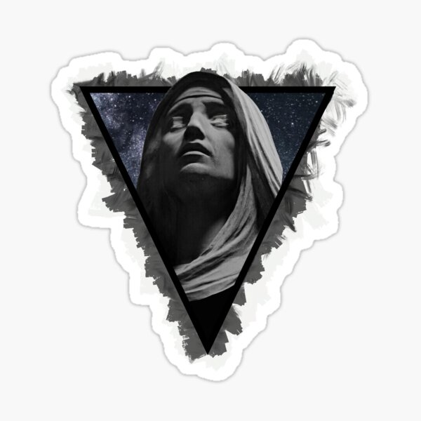 "Statue abstract geometry" Sticker by pr94 | Redbubble