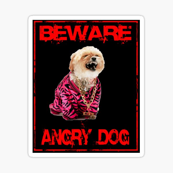 "Beware!!!" Sticker by UseAndReuse | Redbubble