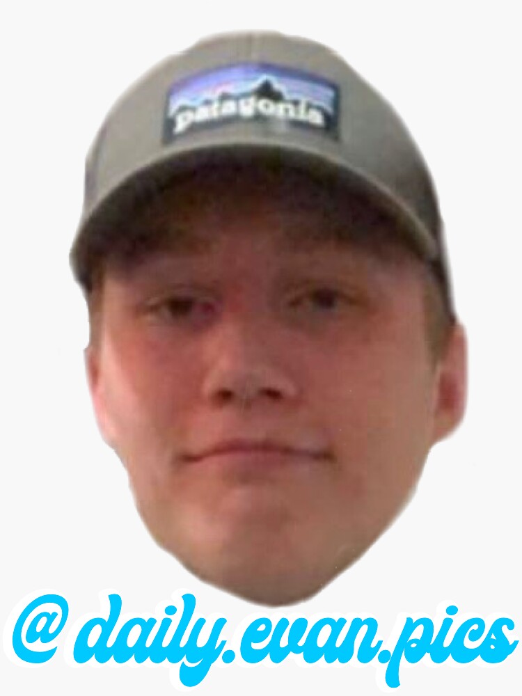 "Classic Evan" Sticker by Daily-Evan-Pics | Redbubble