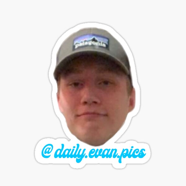 "Classic Evan" Sticker by Daily-Evan-Pics | Redbubble