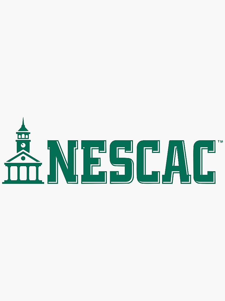 "NESCAC" Sticker for Sale by mlundberg | Redbubble