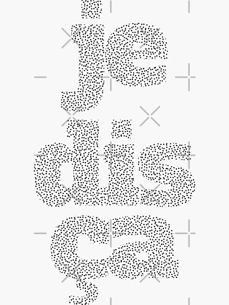 Pegatina «Je dis ça je dis rien - JE DIS CA» de uranus-art | Redbubble