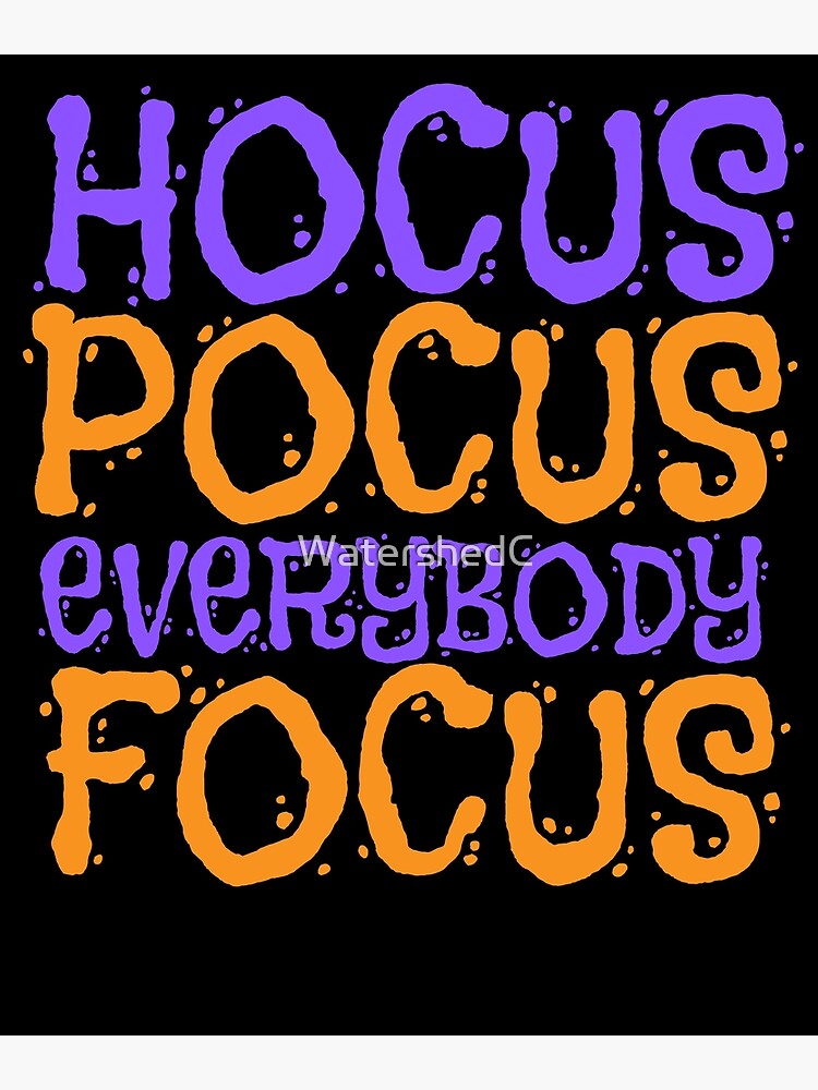 Póster «Hocus Pocus, capturador de aula para la atención de todos» de ...