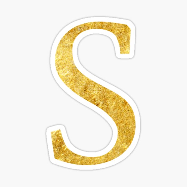 "Letter S" Sticker for Sale by coasthouse | Redbubble