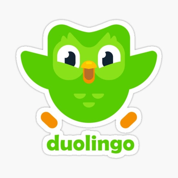 "Duolingo " Sticker for Sale by DLGstore8 | Redbubble