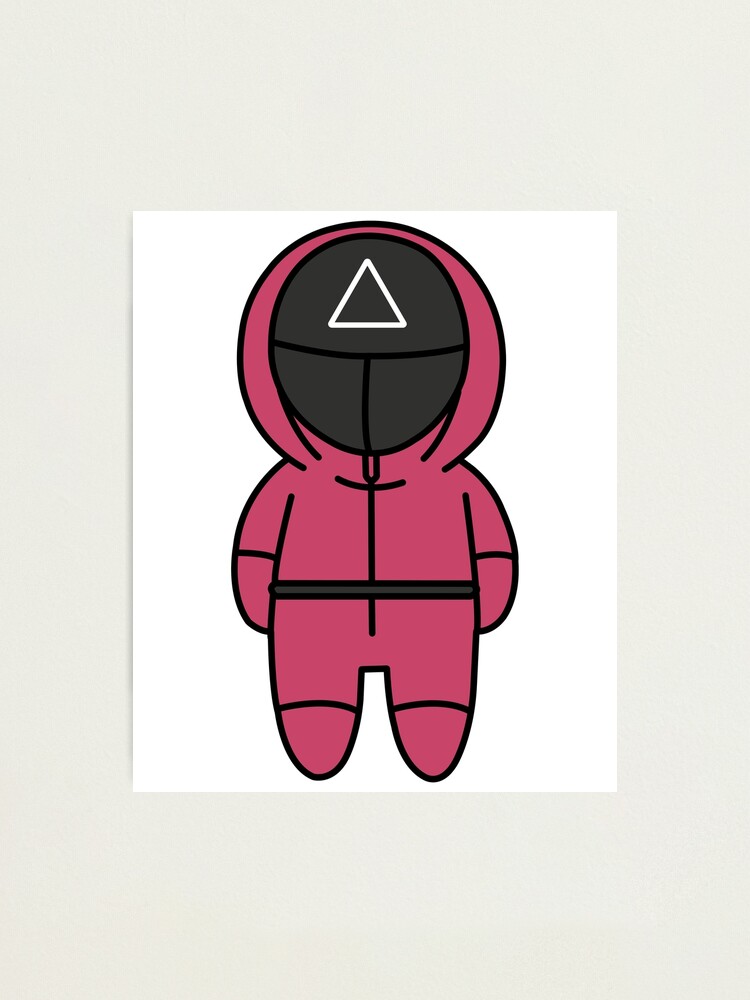 "Squid game soldier triangle" Photographic Print for Sale by ...