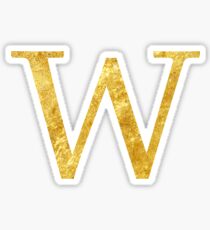 Letter W Stickers | Redbubble