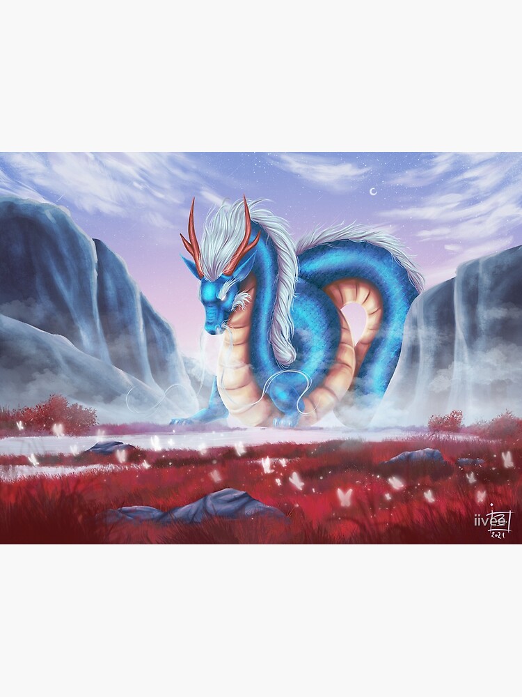 "青龍 Qīnglóng (The Azure Dragon)" Art Print for Sale by Omegabloo ...