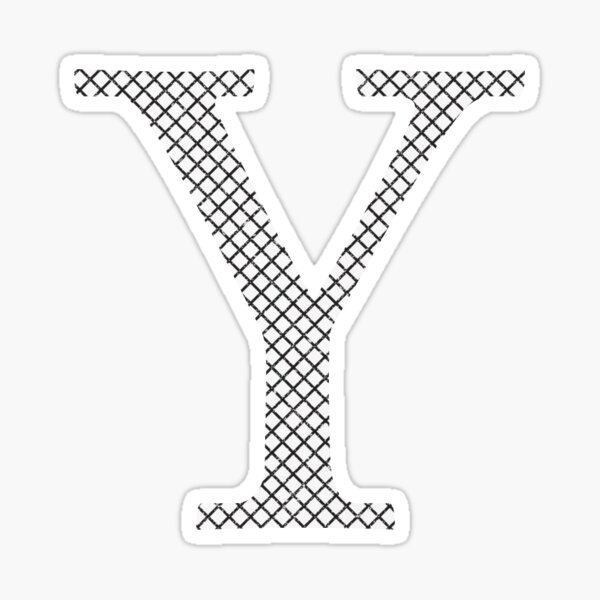 "Letter Y" Sticker for Sale by coasthouse | Redbubble